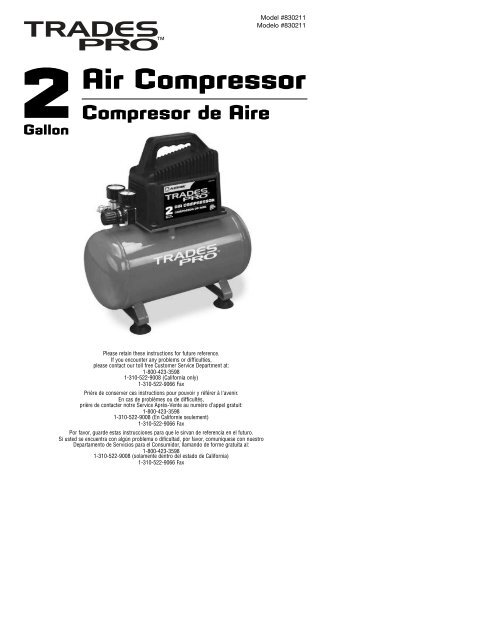 Air Compressor - Alltrade Tools