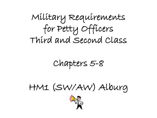 Military Requirements for Petty Officers Third and Second Class ...