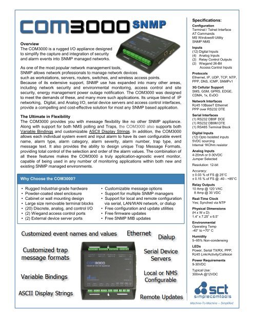 COM3000 Datasheet - Access Wireless Data Solutions