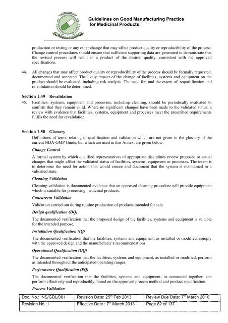 Guidelines on