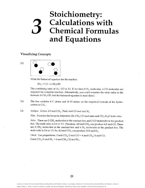 Solutions to Black Exercises, Eleventh Edition, by Roxy Wilson and ...