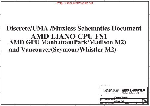 AMD LIANO CPU FS1 - Data Sheet Gadget