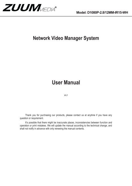 NVMS Instructions - Zuum Media