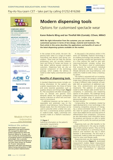 Modern dispensing tools