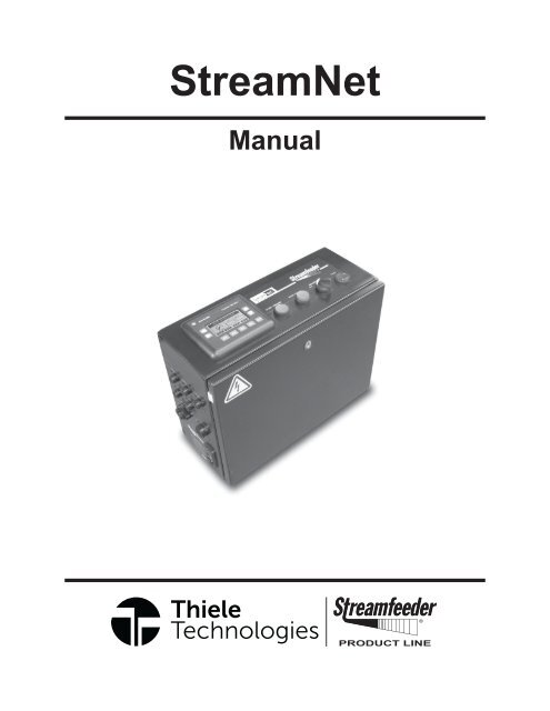 StreamNet Manual - Streamfeeder