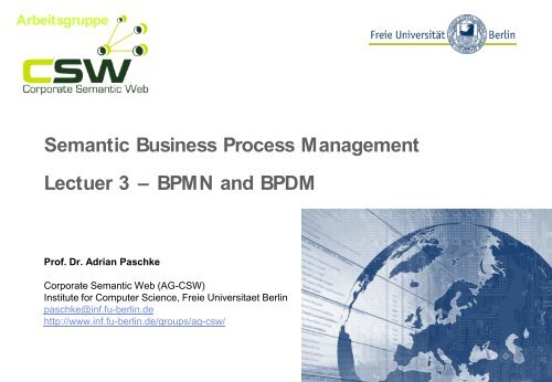 BPMN and BPDM - auf Matthias-Draeger.info
