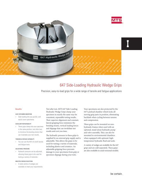 MTS 647 Side Loading Hydraulic Wedge Grips (458kb)