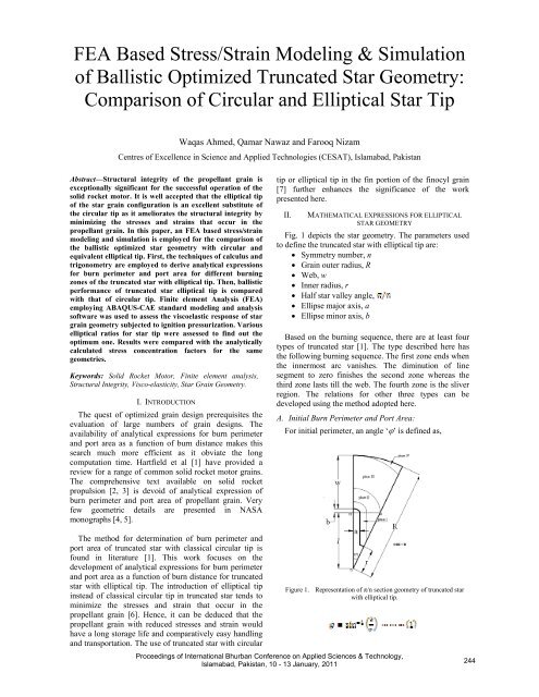 FEA Based Stress/Strain Modeling & Simulation of Ballistic ... - Ibcast