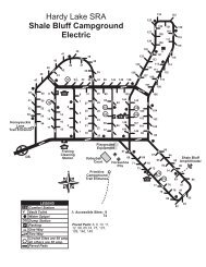 Buffalo Ridge Campground Map - Brown County State Park