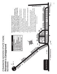 Buffalo Ridge Campground Map - Brown County State Park