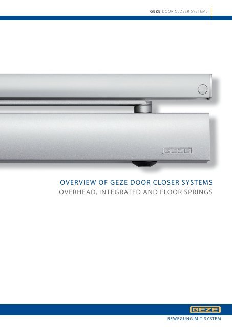 Business & Industrial Building Materials & Supplies GEZE ADJUSTABLE ...