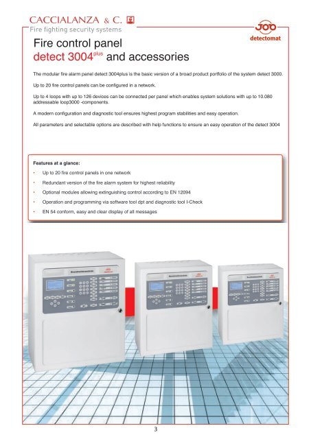 Fire Control Panel FMZ Detect 3004 plus (pdf)