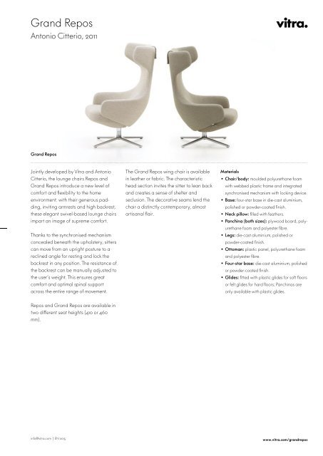 Vitra Grand Repos - EN