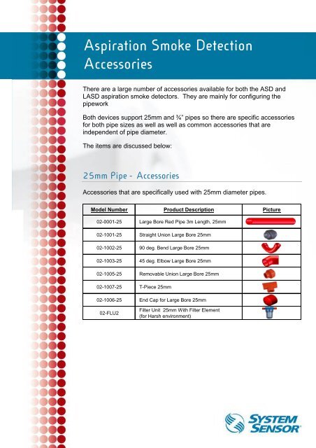 ASD Accessories.pdf - System Sensor Canada