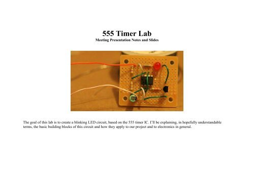 555 Timer Lab PDF - Make