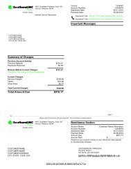 Sample of new bill statement - CPS Energy