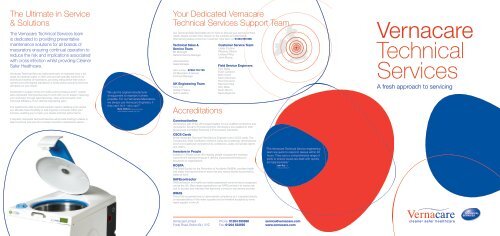 Vernacare Technical Services Brochure