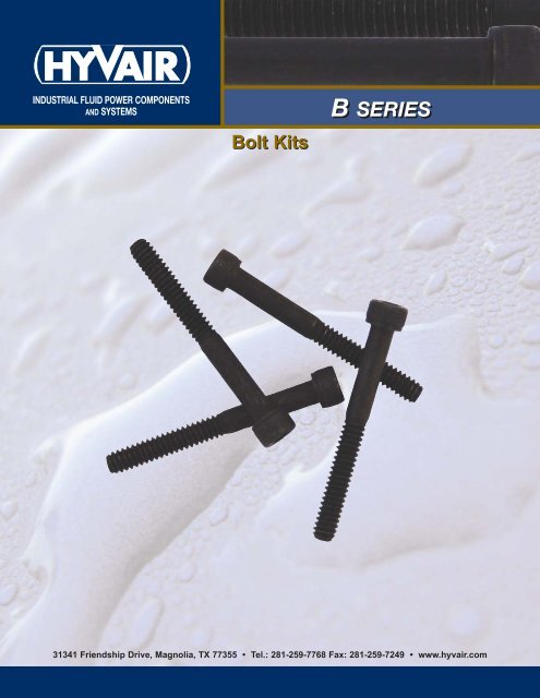 B-Bolt Kits - Hyvair