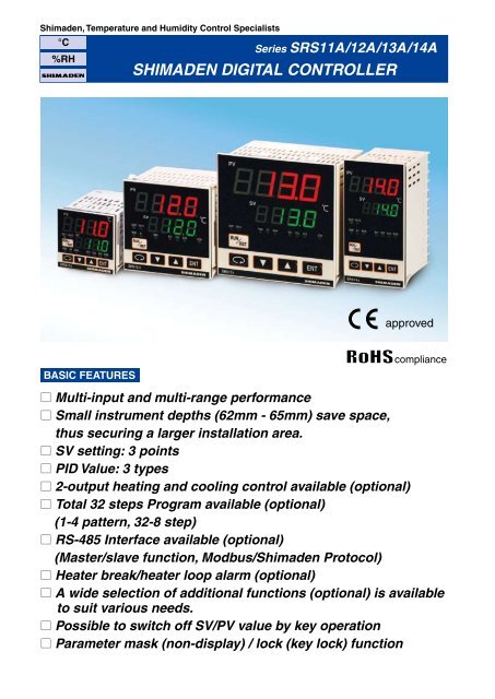 SHIMADEN DIGITAL CONTROLLER