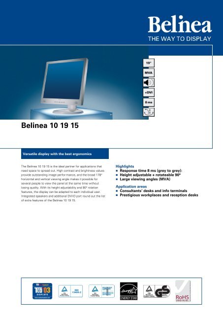 Belinea 10 19 15