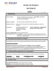 MATERIAL SAFETY DATA SHEET MSDS - Starplex Scientific