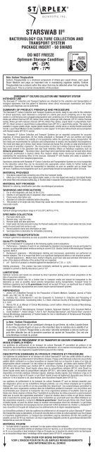 S12872_Starswab II.indd - Starplex Scientific