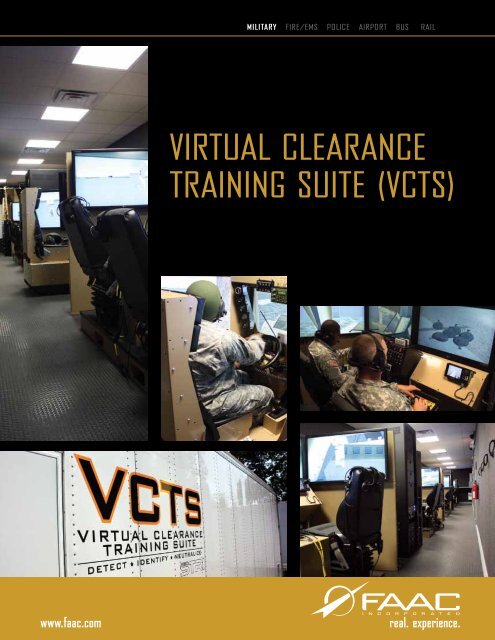 virtual clearance training suite (vcts) - FAAC Incorporated