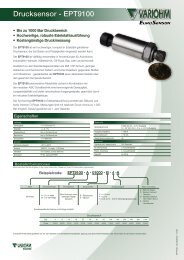 Pressure Sensor - EPT3100 - Variohm EuroSensor