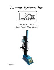 SDHT Series User Manual - Larson Systems Inc.