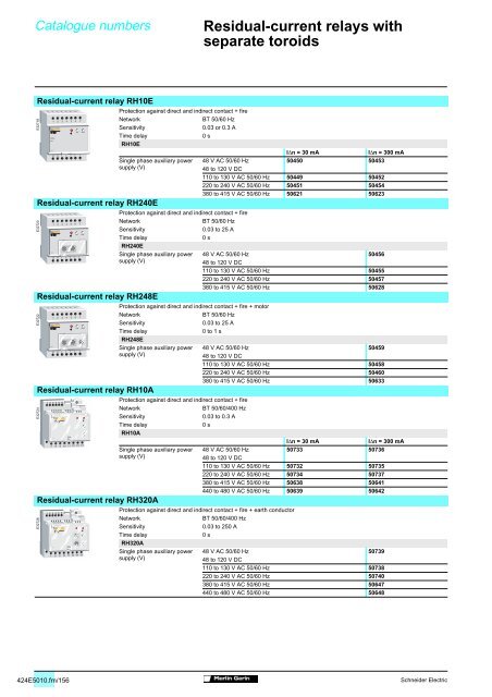 MERLIN GERIN vigirex RH10