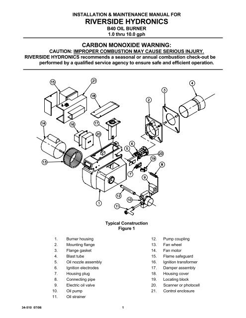 EMXO burner - Riverside Hydronics