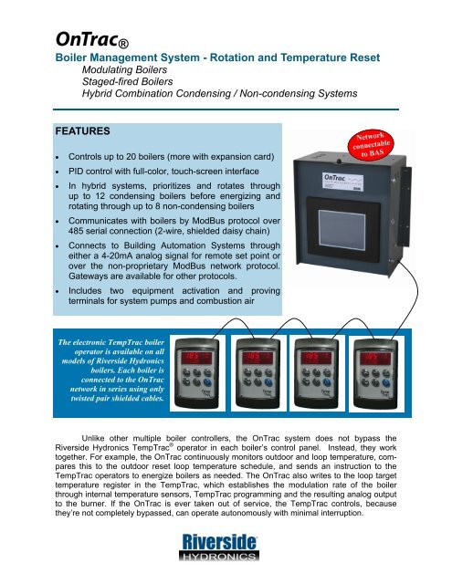 OnTrac Brochure - Riverside Hydronics
