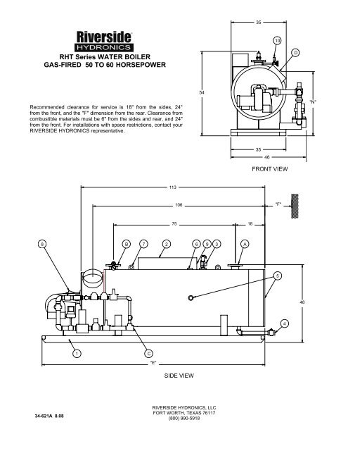 RHT Submittal Package - Riverside Hydronics