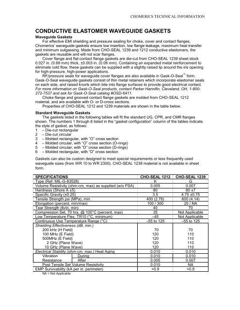 Download Waveguide Seals - Valley Seal