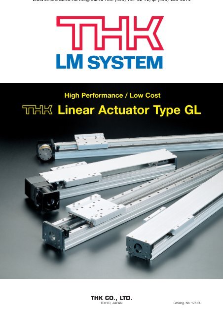 THK-Katalog GL (GB)