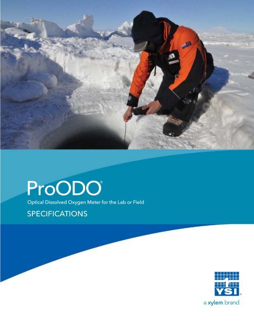 YSI ProODO Optical Dissolved Oxygen Meter ... - YSI.com