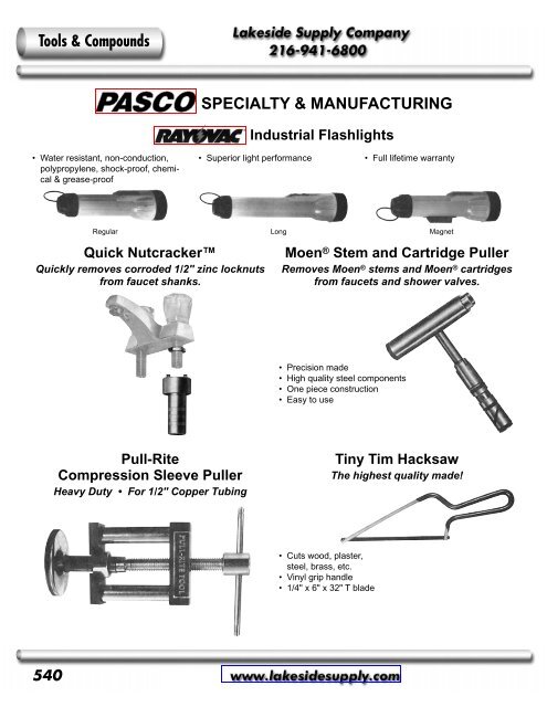 Pasco - Lakeside Supply Company