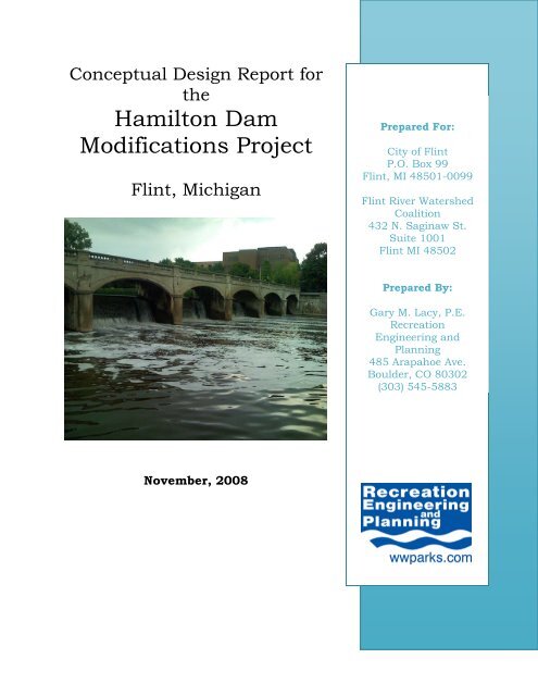 Hamilton Dam Conceptual Design Report - Wade Trim