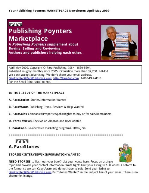 Publishing Poynters Marketplace - Para Publishing