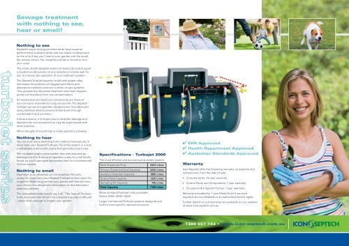 Sewage treatment with not