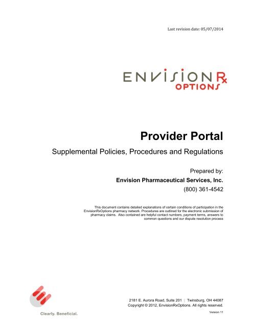 Provider Services Portal