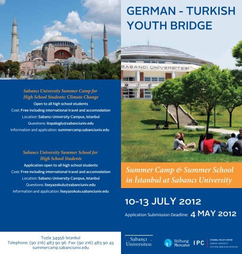 Summer Camp for High School Students - Sabanci University