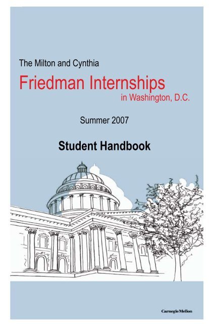 Internship Handbook - Carnegie Mellon University