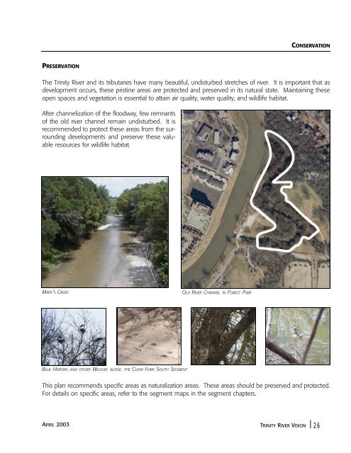 Conservation - Trinity River Vision