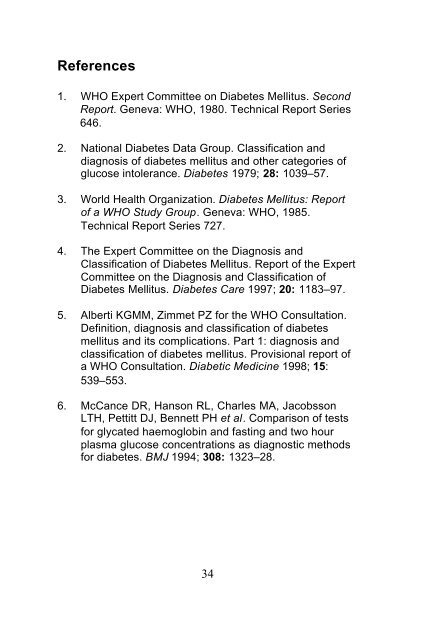 References 1. WHO Expert