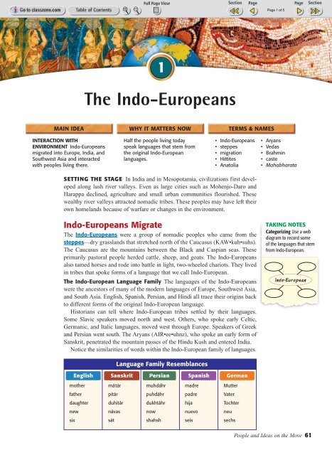 The Indo-Europeans