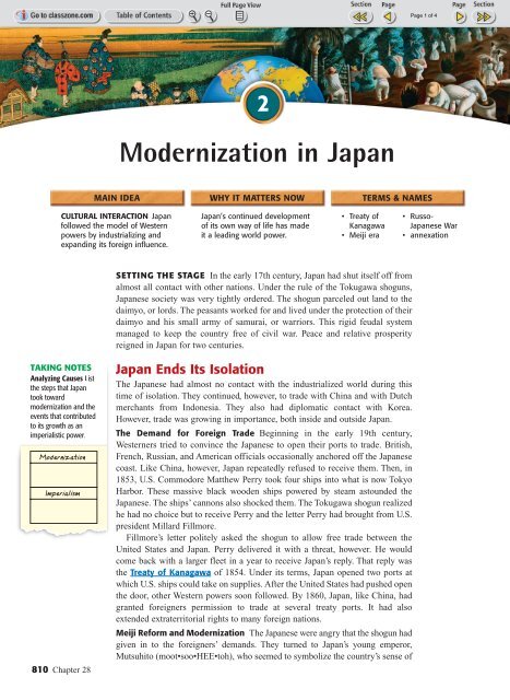 Modernization in Japan