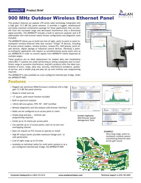 Product Brief - AvaLAN Wireless