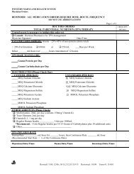 PARENTERAL NUTRITION ORDER FORM