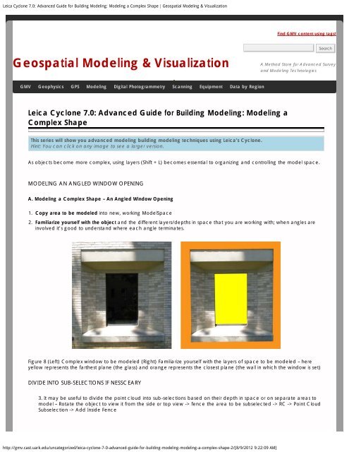 Leica Cyclone 7.0 - Geospatial Modeling & Visualization